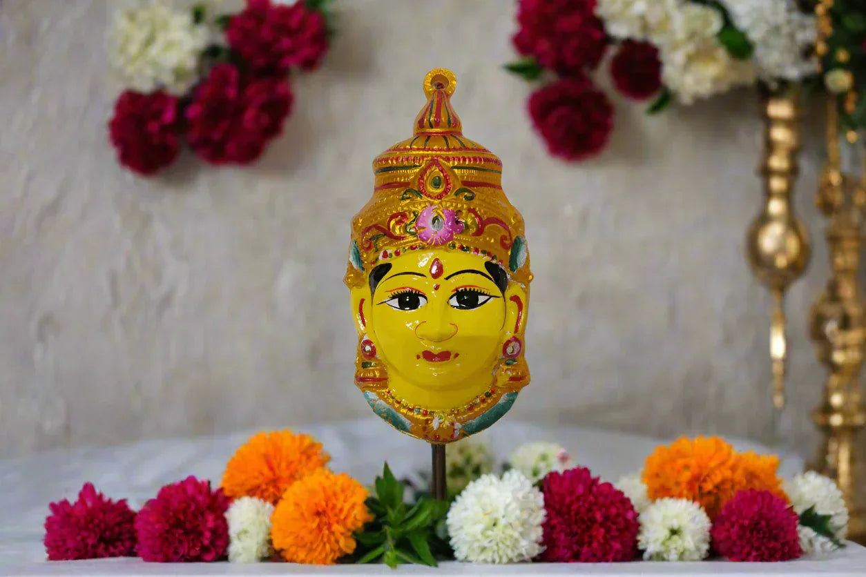Devi Face | Varamahalakshmi Pooja – Puja Celebrations