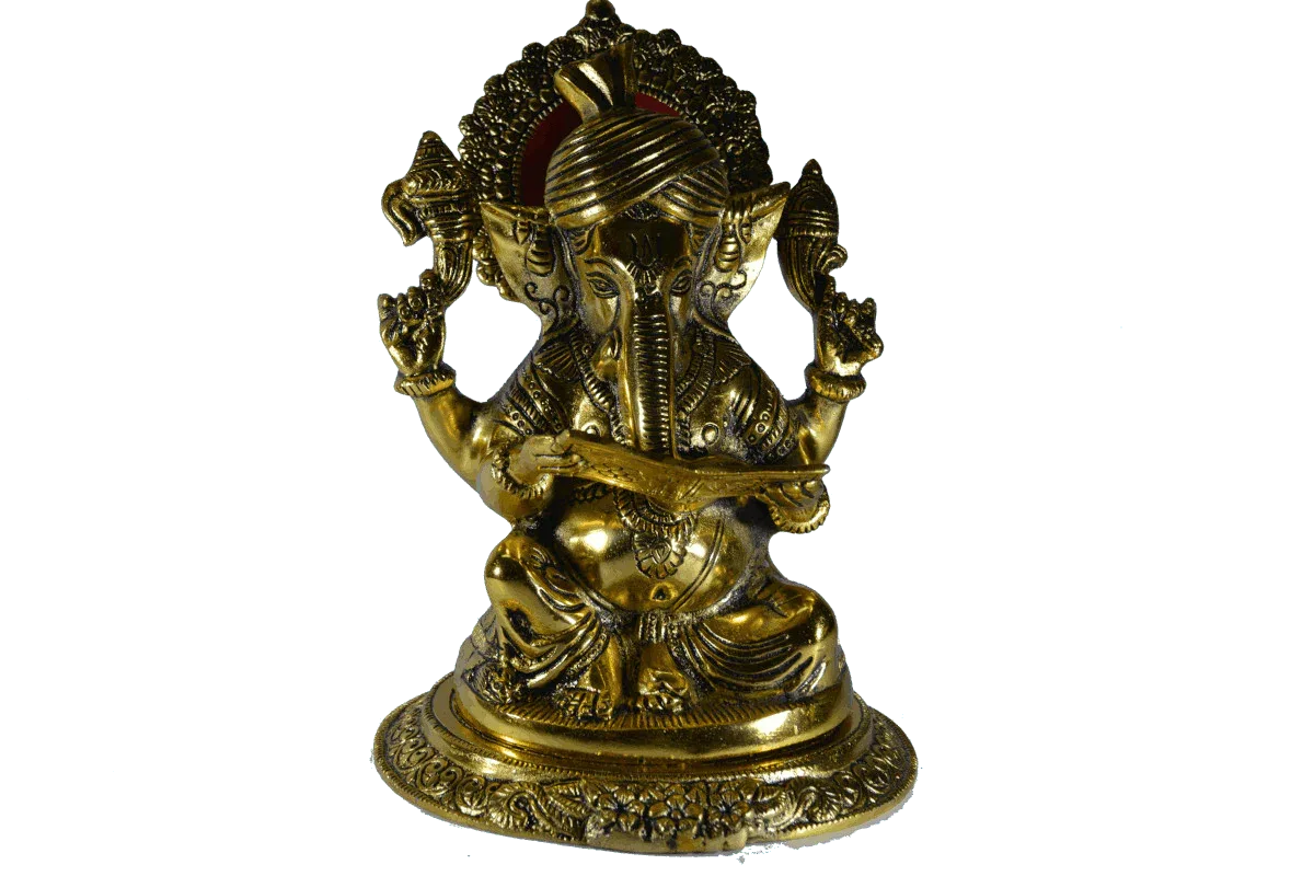Reading Ganesh With Arch Gold – Puja Celebrations